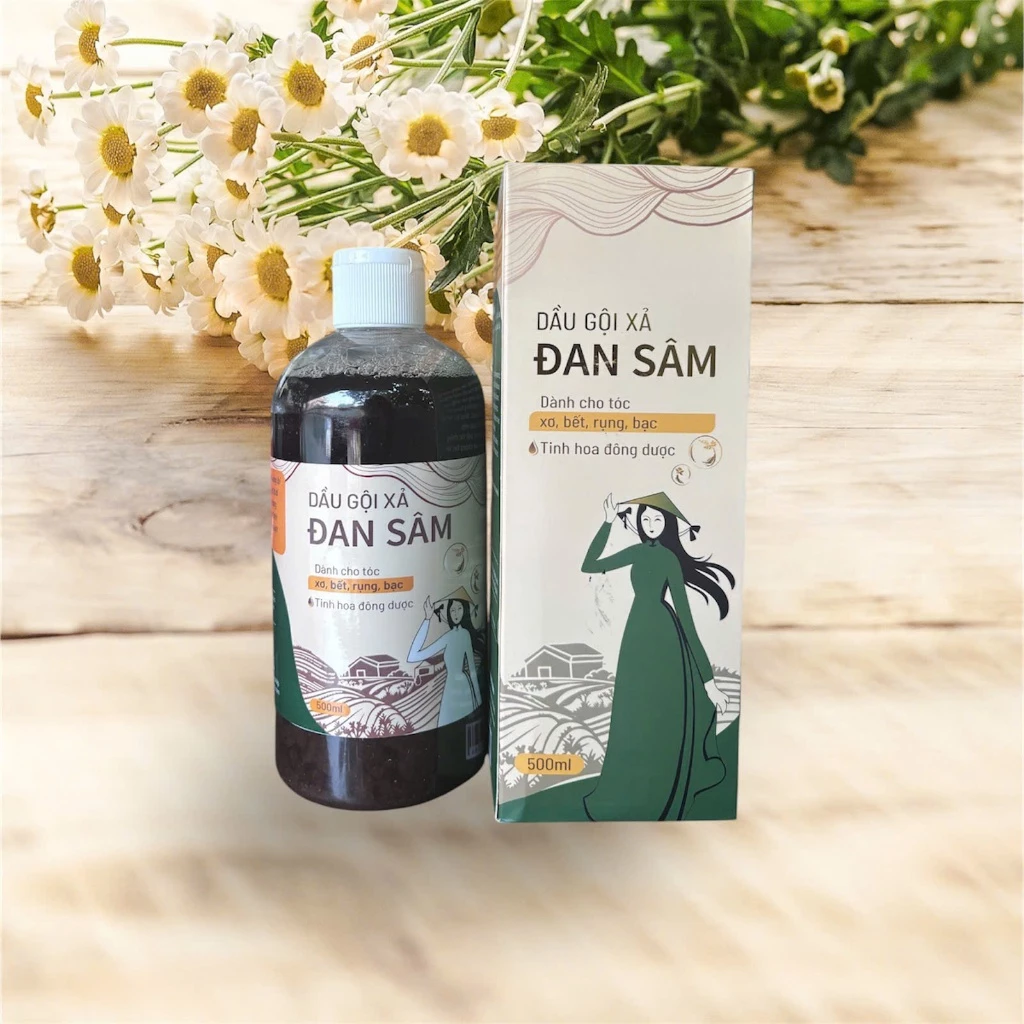 Dầu gội Đan Sâm kích thích mọc tóc, chống rụng tóc, giảm bạc tóc, bết ...